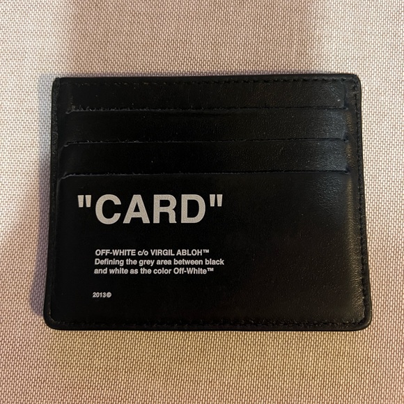 Off-White | Other | Off White Card Holder Great Condition | Poshmark